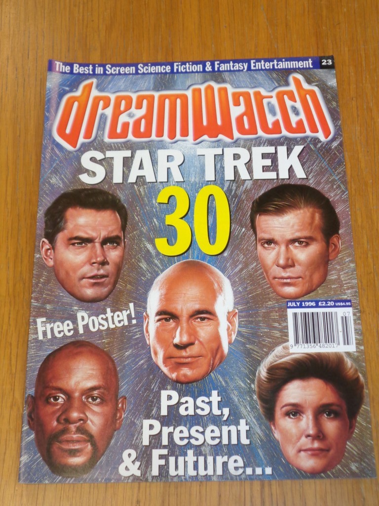 DREAMWATCH #23 JULY 1996 STAR TREK 30 PAST PRESENT & FUTURE UK MAGAZINE ...
