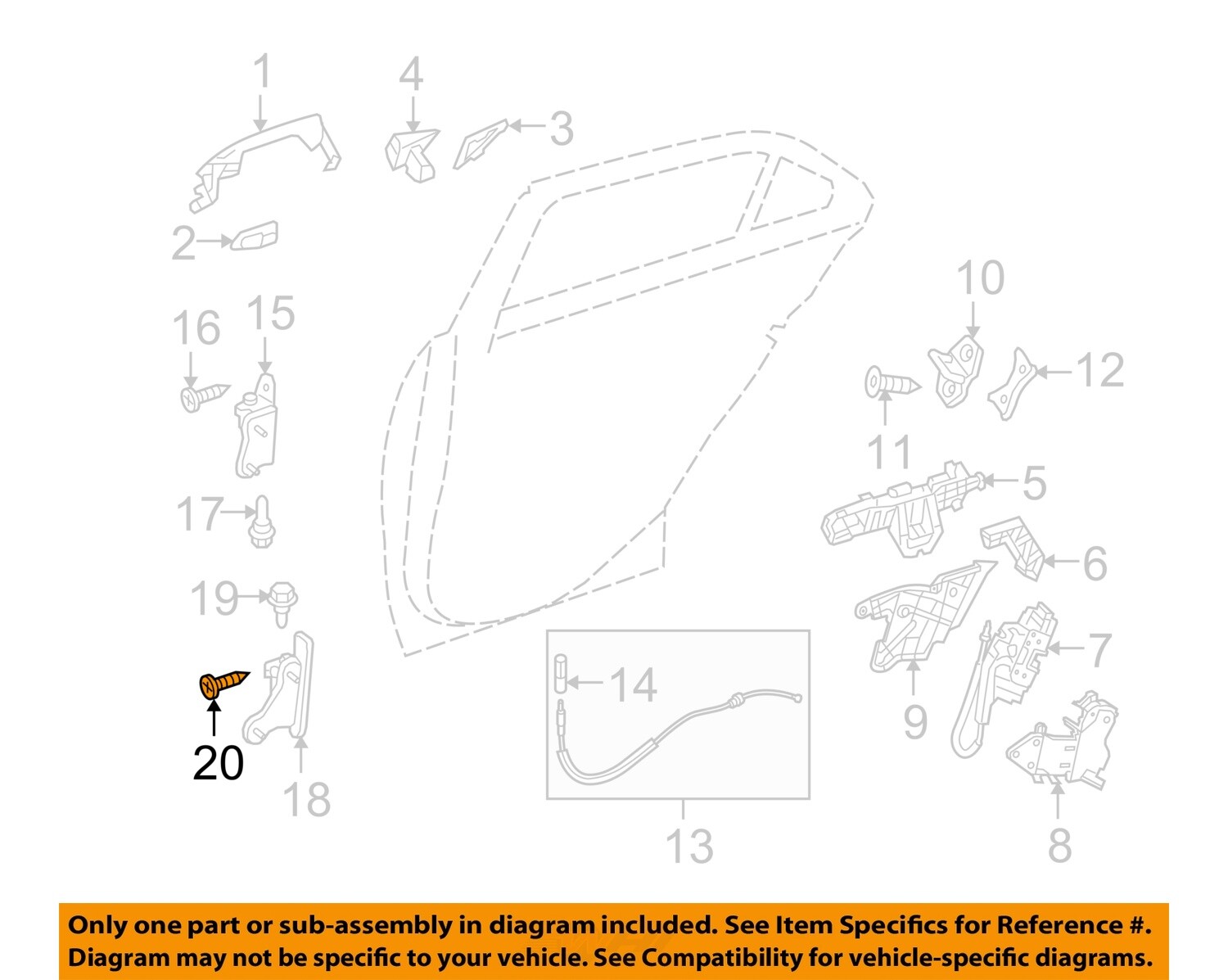MERCEDES OEM 10-16 E350 Front Door-Lower Hinge Lower Bolt 2309840129 | eBay