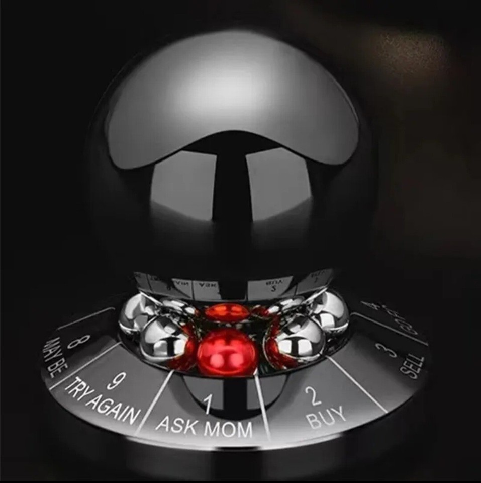 Decision Maker Metal Ball, Metal Office Decompression Toy Ball Inger ...