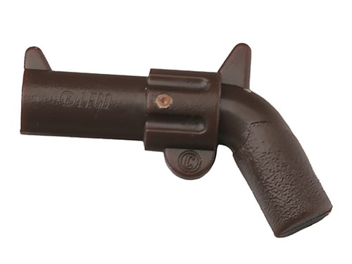 NEW LEGO - Weapon - Gun - Pistol revolver Dark Brown x 1 - Cowboy ...