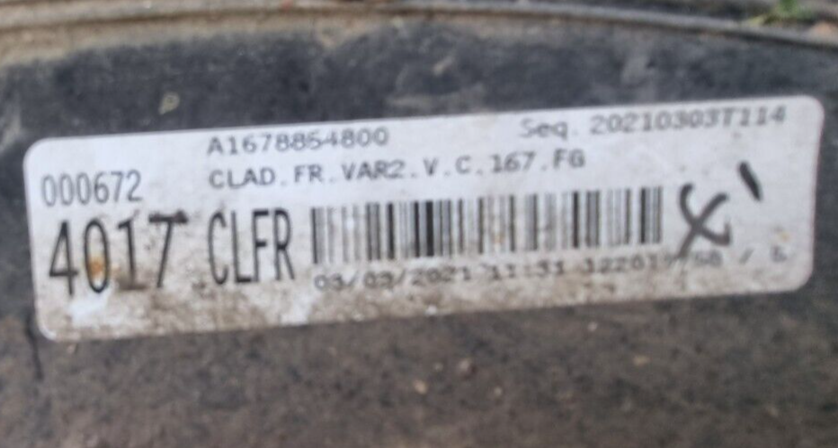 2016-2020 Mercedes-Benz GLE 167 Right Fender Trim | A1678854800 | Front ...