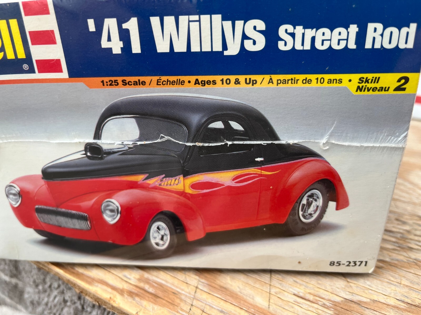Revell 1941 Willys Street Rod 1/25 Scale Model Kit 2371 NOS Muscle ...