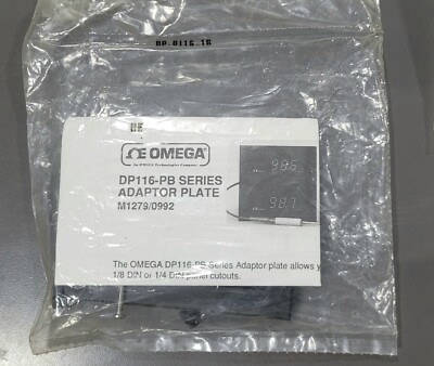 (5) Omega DP116-PB Adapter Plate Factory Sealed - 5 ADAPTERS | eBay