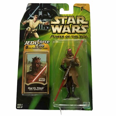 Star Wars 2000 - 2001 PotJ Darth Maul Sith Apprentice .0400 c80-2 | eBay