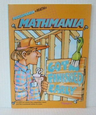 Highlights Mathmania Magazine d | eBay