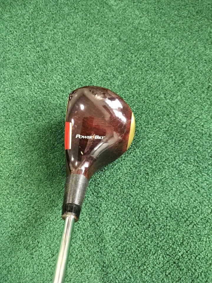 Vintage Power Bilt H & B Citation RH Persimmon Driver 1 Wood Steel ...