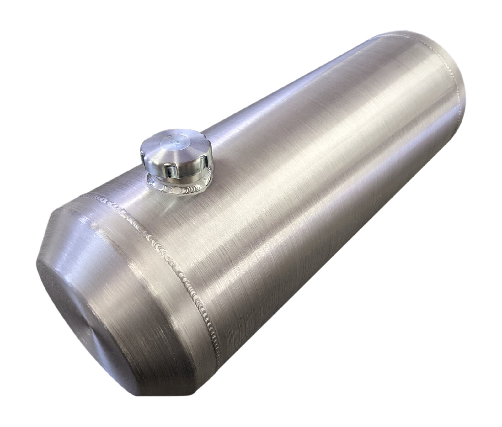 10x30 End Fill Spun Aluminum Gas Tank 10 Gal Built-in 2 Gallon Reserve ...