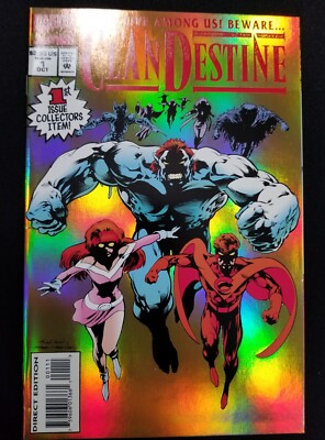 ClanDestine #1 Gold Foil 1st Appearance of Albert & Adam Destine (1994 ...