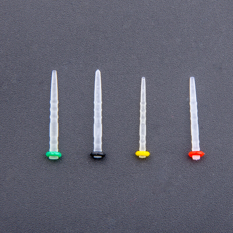 Dental Resin Quartz Fiber Post Endo Thread Screw + Straight Post & 4 ...