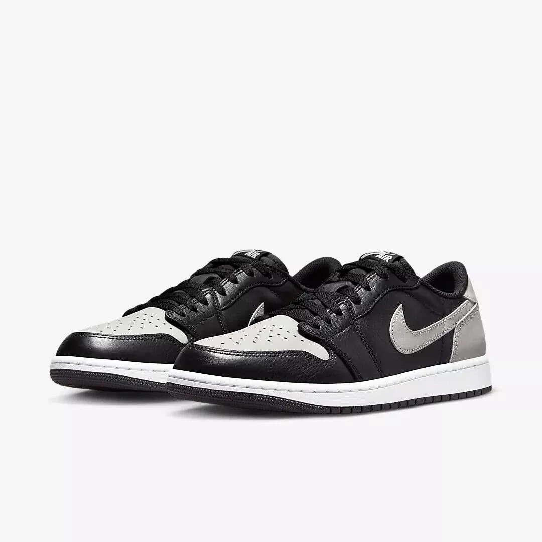 Nike Air Jordan 1 Retro Low OG Shoes "Shadow" Black Gray CZ0790-003 Men ...