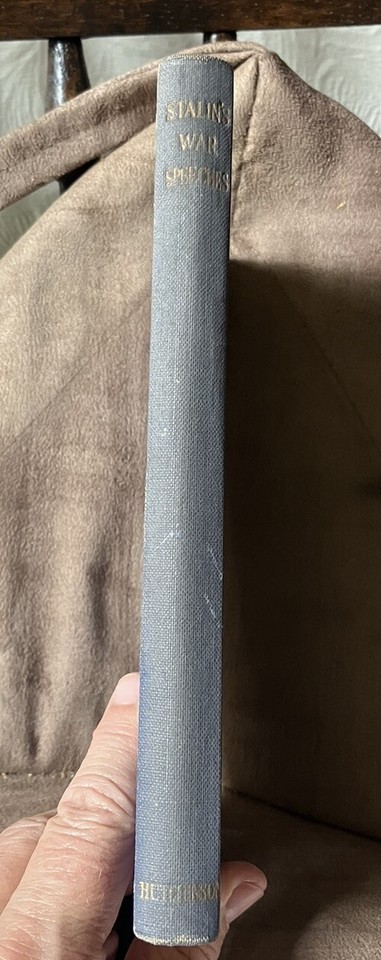 STALIN, GENERALISSIMO WAR SPEECHES WW2 Rare 1st Edit Answers to Foreign ...