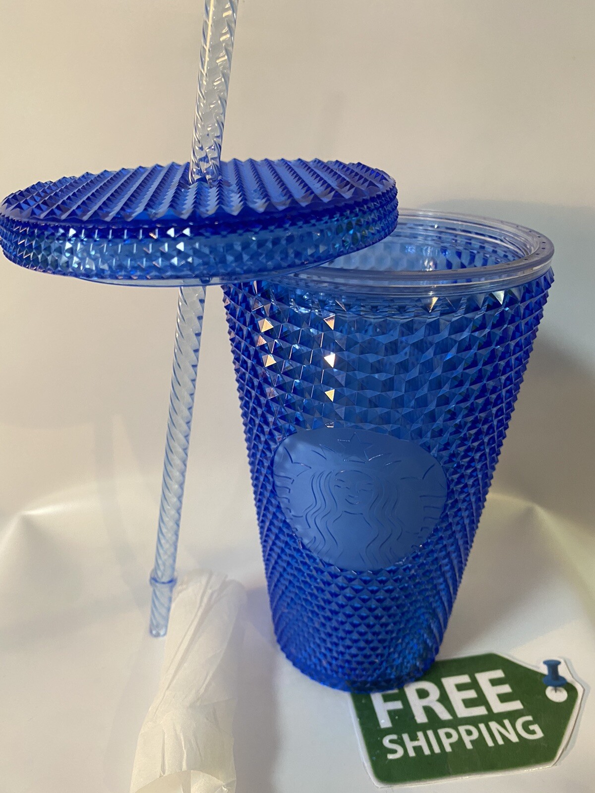 Starbucks JAPAN Logo Cold Cup Tumbler Bumpy Blue 473ml New June Release ...