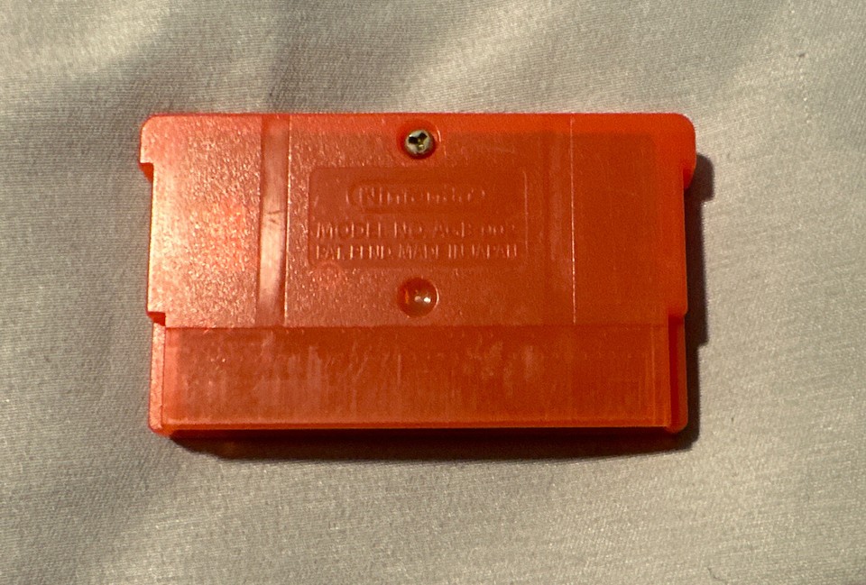 Pokemon Fire Red Japanese Pocket Monsters Nintendo Gameboy Advance GBA ...