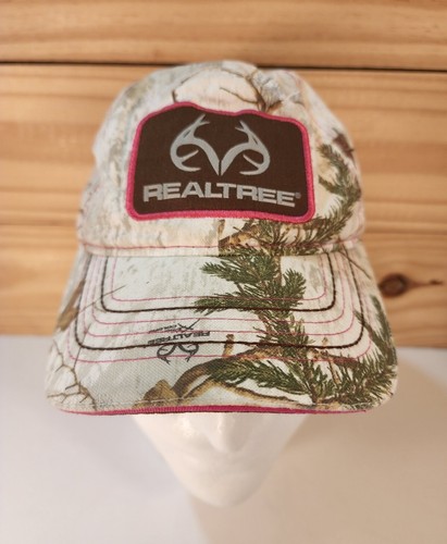 Ladies RealTree Baseball Cap/Hat Brown/Pink | eBay
