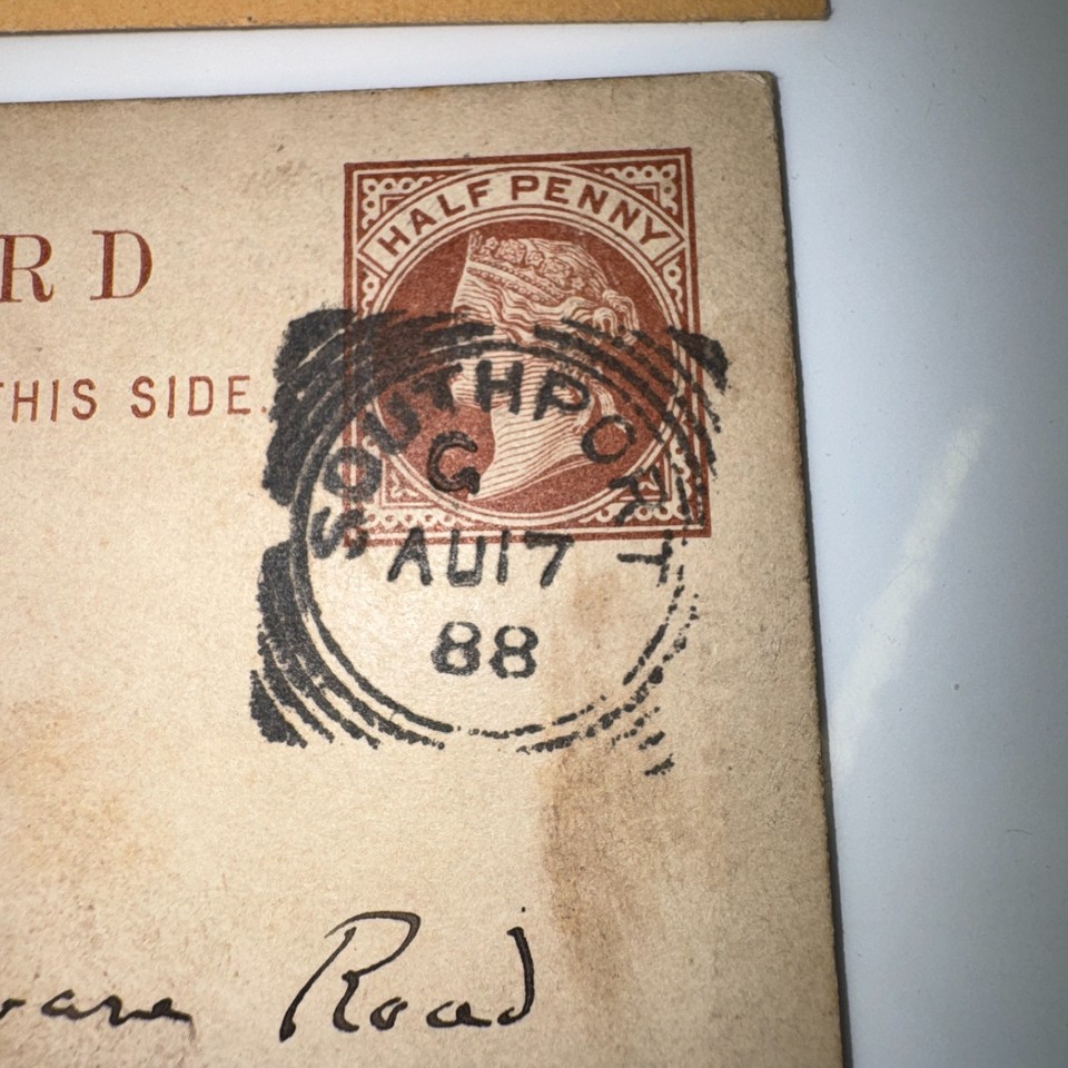 Alexander Ireland Journalist Writer 2x Autograph Postcard Post Used ...
