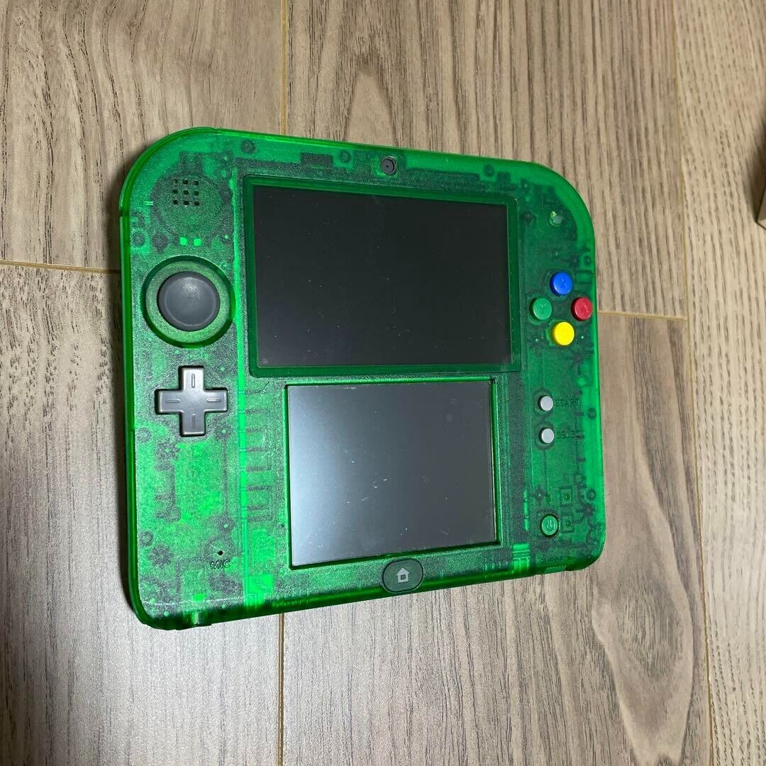 Nintendo 2DS Pokémon Limited Pack Green Console No Box Japan Nintendo 2DS Pokémon Limited Pack Green Console No Box Japan