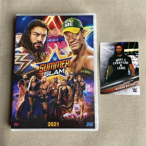 WWE Sumer Slam (DVD 2-Disc 2021) W/ Trading Card Wrestling Smackdown ...