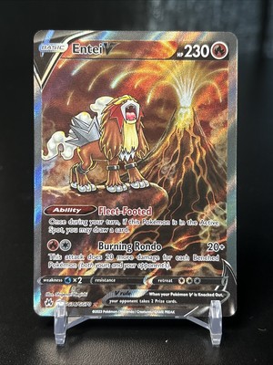 Pokemon Entei V GG36/GG70 Alt Art Crown Zenith Galarian Gallery - NM | eBay