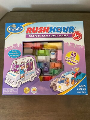 Rush Hour JUNIOR Traffic Jam Logic Game. NEW sealed Ages 5+ Single ...