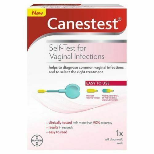 Canestest Self Test Easy Read for Vaginal Infections 1 Swab Bacterial ...