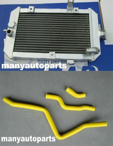 Aluminum Radiator + YELLOW Hose For ATV Yamaha 660R Raptor 660 2002 ...