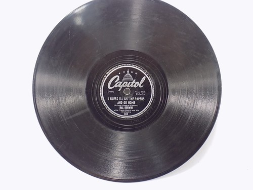 HAL DERWIN THE OLD LAMPLIGHTER /I GUESS I'll GET.. SHELLAC ALBUM ...