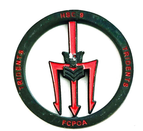 Awesome 2" Navy USN FCPOA Challenge Coin HSC-9 "Tridents" | eBay