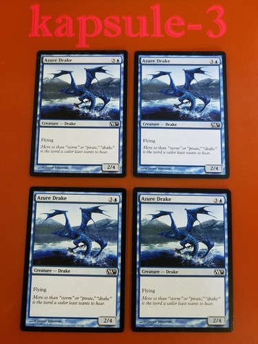 4x Azure Drake | M11 Magic 2011 | MTG Magic Cards | eBay