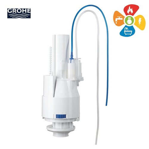 GROHE DAL 42774 Dual Flush Cistern Discharge Valve GROHEDAL WASTE ...