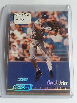 2001 Topps Fusion #50 Derek Jeter SC : New York Yankees | eBay