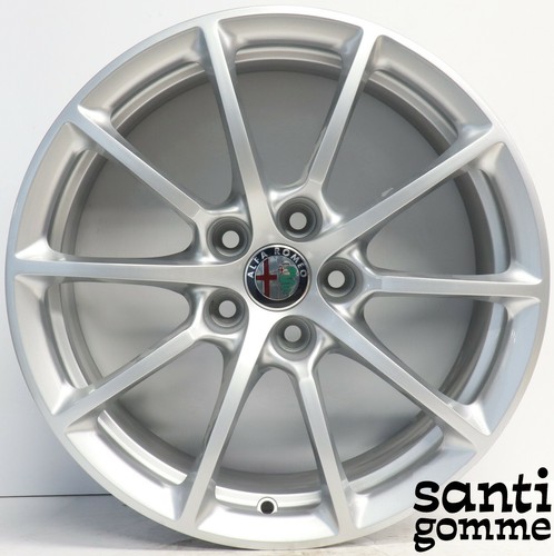 4 Rims in Alloy Alfa Romeo Giulia Original New 17'' 156108497 Silver | eBay