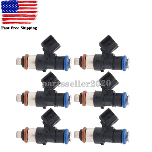 0280158233 6PCS Fuel Injectors Fits Chrysler Dodge Ram Promaster 1500 ...