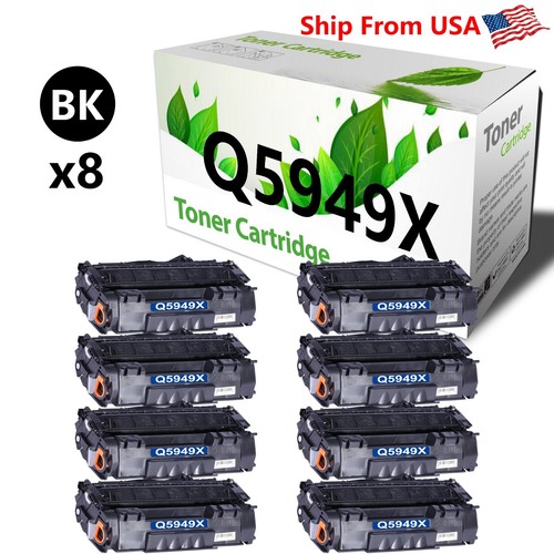 8PK Q5949X 49X Toner Cartridge 5949X for 3390 Printer | eBay