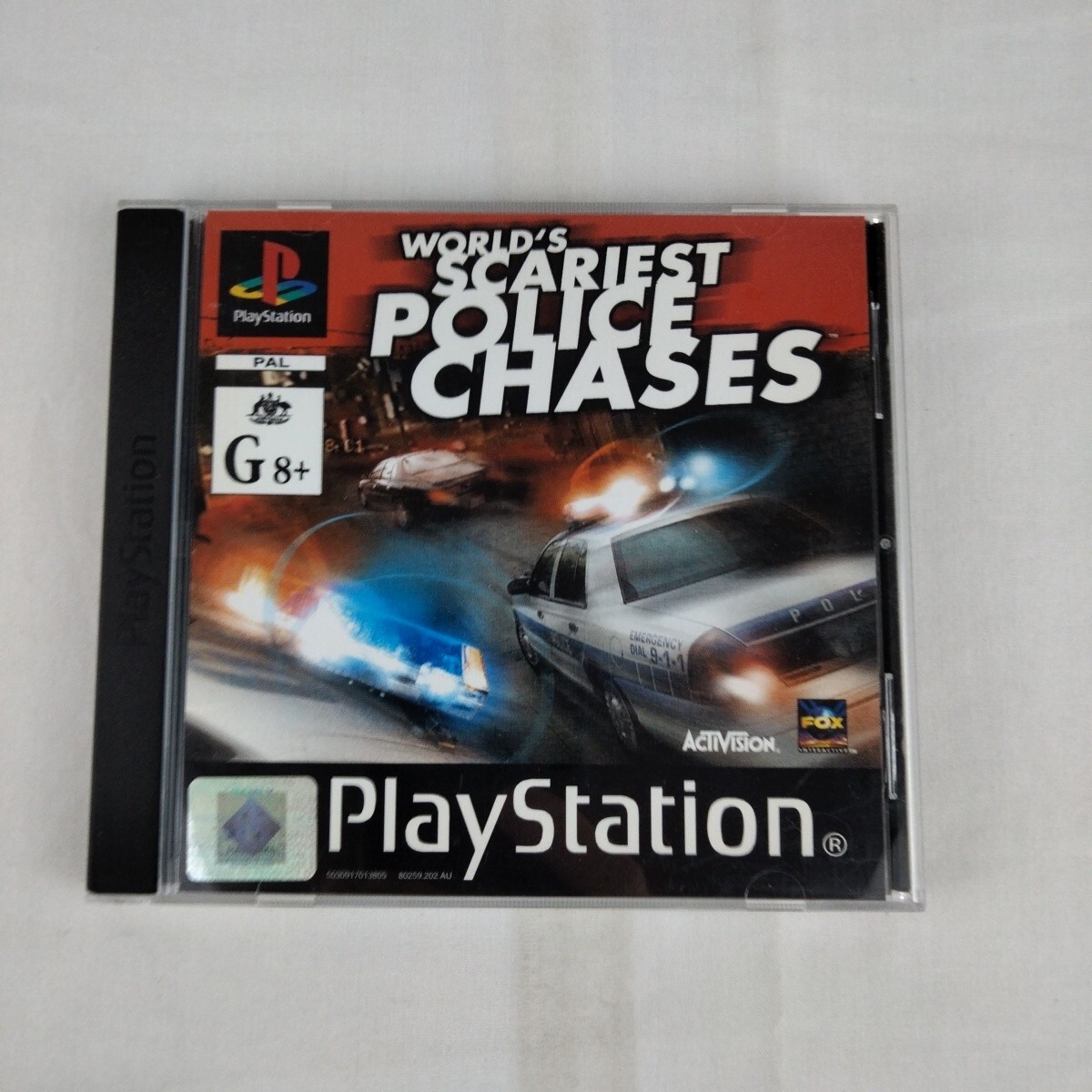 Sony PlayStation 1 Game Ps1 Worlds Scariest Police Chases Disc Very ...