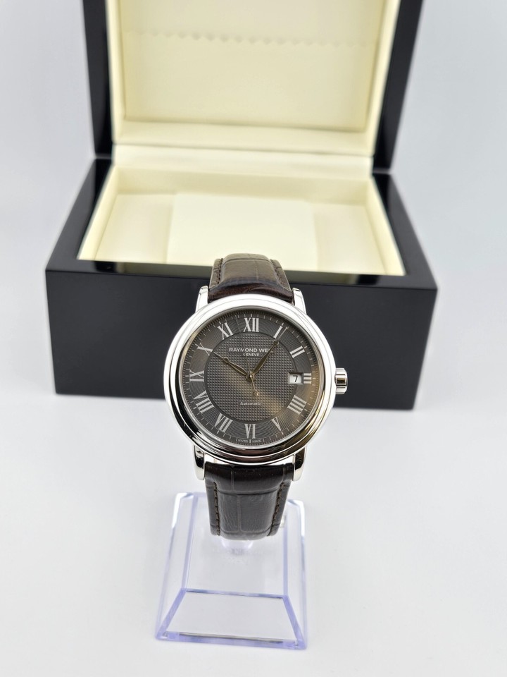 Raymond Weil Men’s Maestro Brown Leather Strap Watch 2837-STC-00609 ...