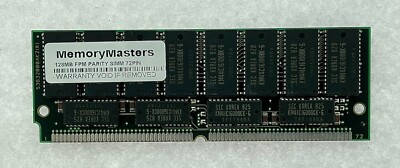 128MB Fast Page FPM FP ECC Parity 72pin SIMM Memory RAM 72p 16x4 ICs ...