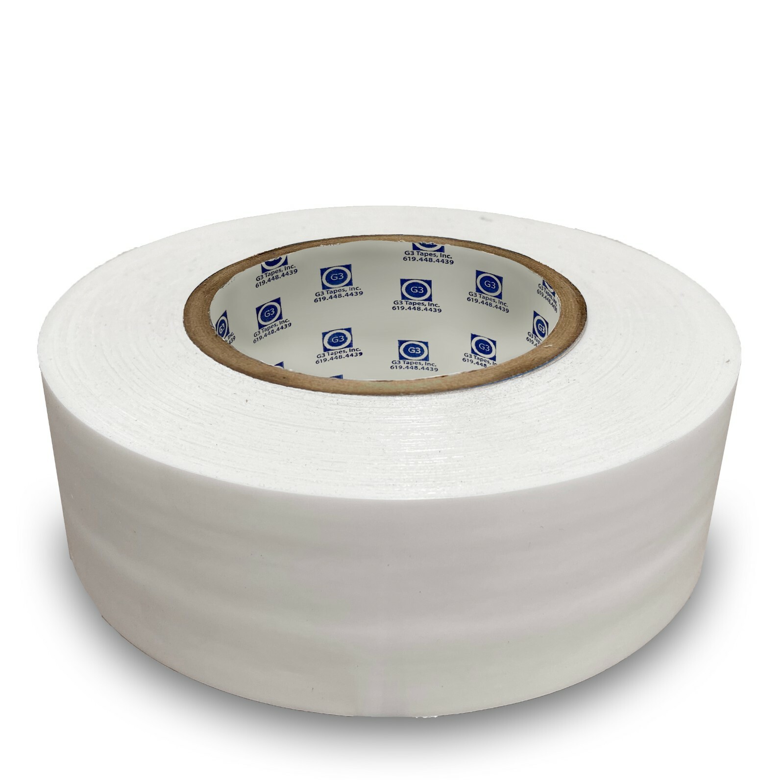 White Poly Tape 2"x 60yds (24 Rl Case / $8.40 Rl) Free Shipping! | eBay
