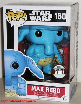 FUNKO POP 2016 STAR WARS MAX REBO #160 SPECIALTY SERIES Vinly Figure In ...