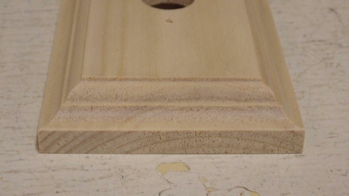 Light Wood Mounting Block