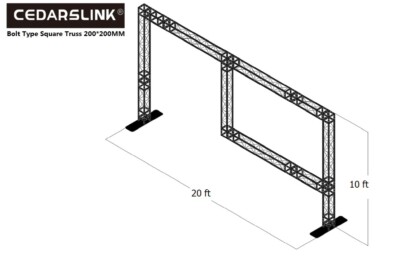 ARCH 16 20 Ft Width 10 Ft Height Arch Truss W/L Shape | eBay