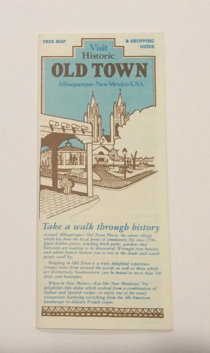 Old Town Albuquerque Nm Map