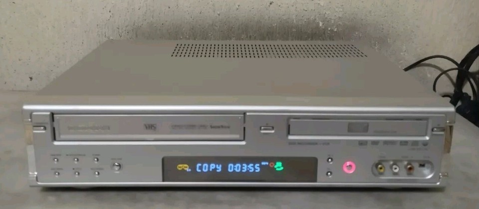 DAEWOO DF-7100 COMBO MASTERIZZATORE DVD CON VHS 6 TESTINE CON ...