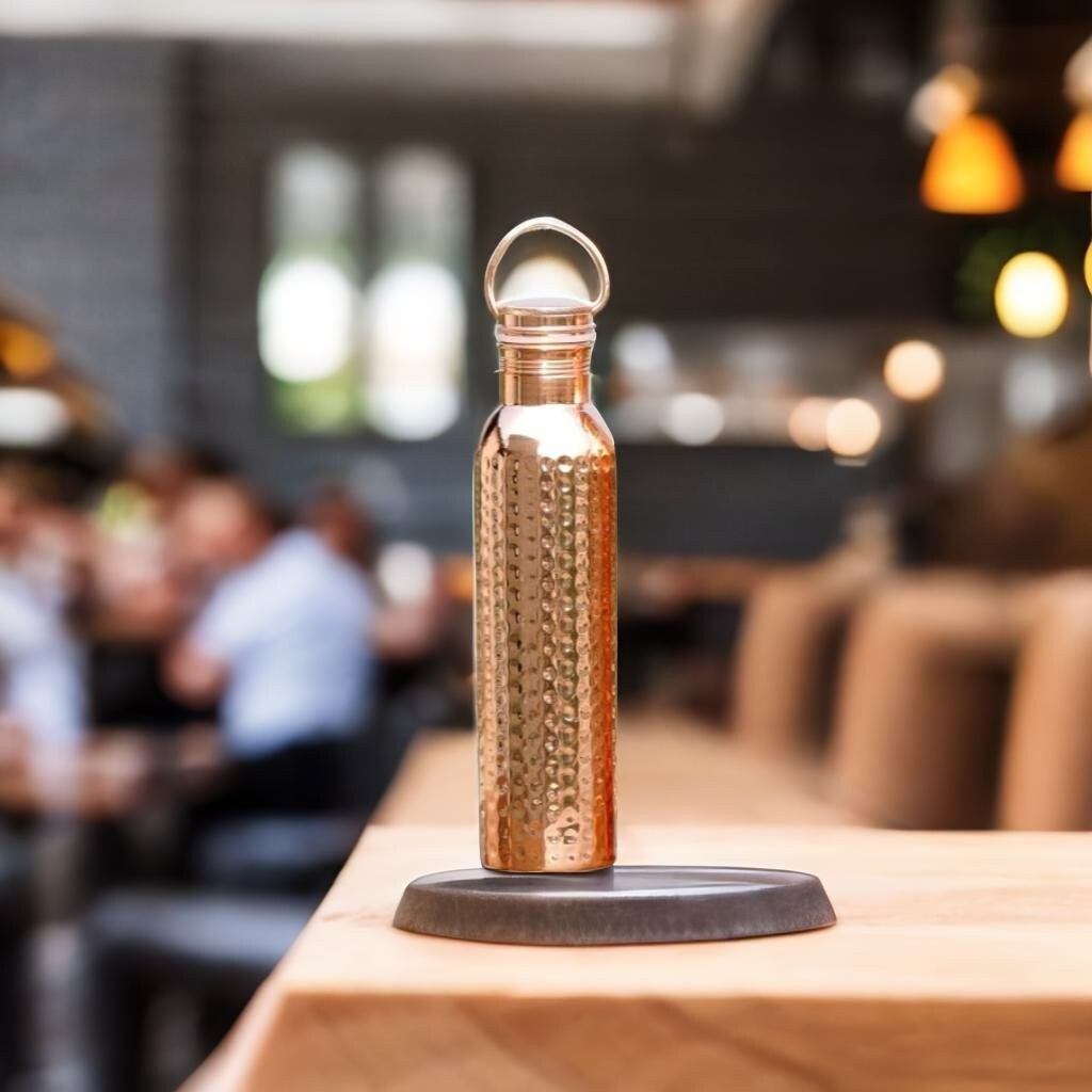 Copper Bottle | Copper Drinking Bottle | Pure Copper Water Bottle With ...