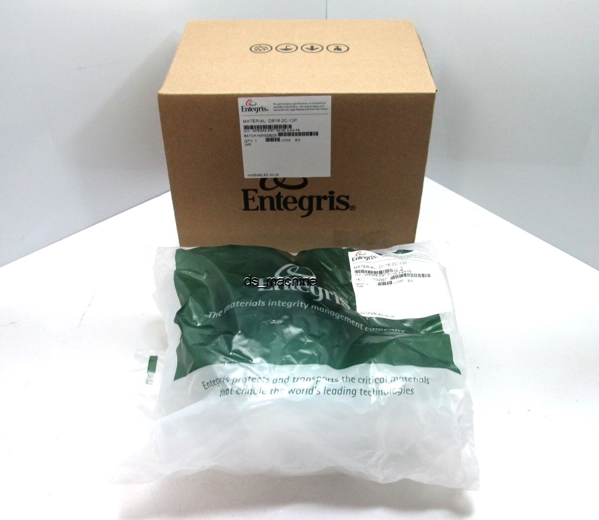 New Entegris DS16-2C-12P Pneumatically Operated Diaphragm Valve, 3/4 ...