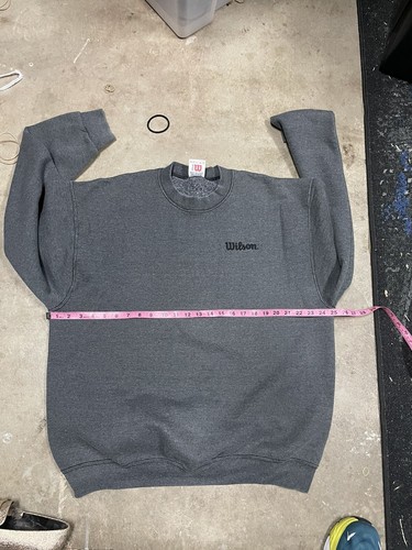 Vintage Wilson Crewneck Sweater - XL - Made In USA - Gray - Excellent ...