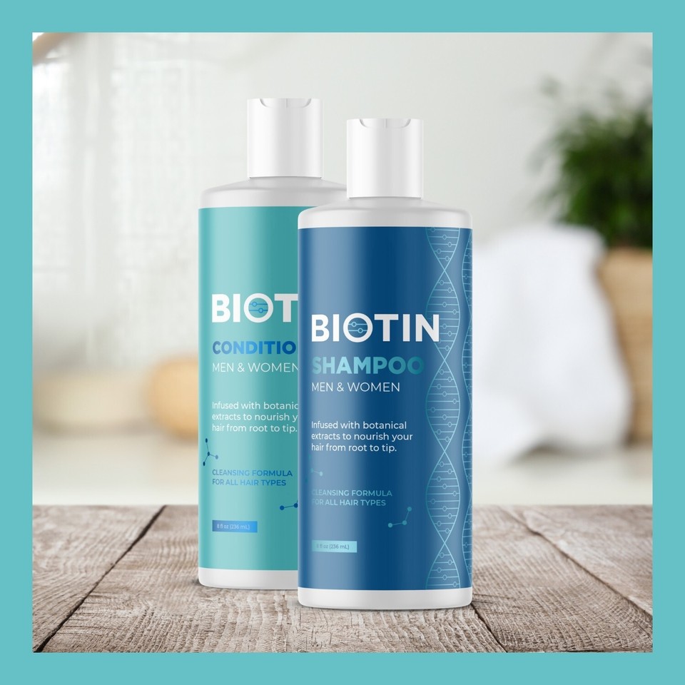 Volumizing Biotin Shampoo and Conditioner Set | eBay