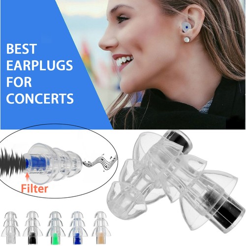 Noise Cancelling Reduce Ear Plugs Hearing Protection Sleeping Snoring ...