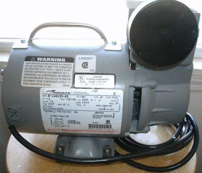 Thomas Compressor / Vacuum Pump LGH-106, Magnetek Motor, Excellent ...