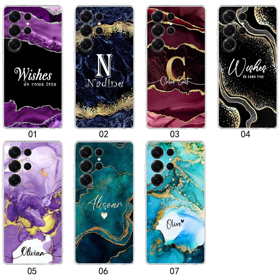 Marble Customized Soft Phone Case Cover For Samsung Galaxy A17 A35 S25 ...