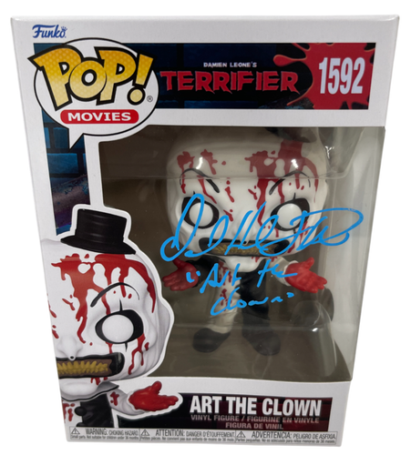 David Howard Thornton Signed Art The Clown Funko 1592 Terrifier Beckett ...